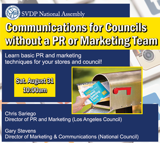 Learn Communications at the 2019 SVdP National Assembly - St. Vincent ...